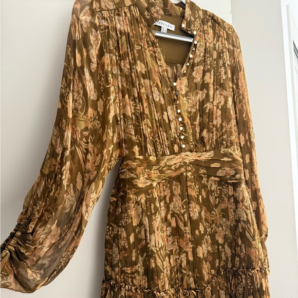 Shona Joy | Dresses | Shona Joy Rosaline Ruffled Chiffon Mini Dress Au ...